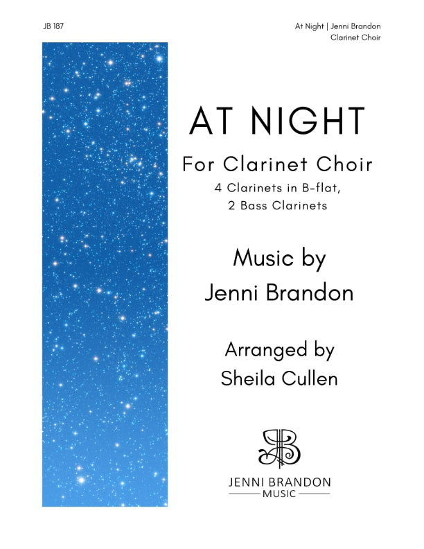 Jenni Brandon - At Night for Clarinet Choir – CLARINET WORLD
